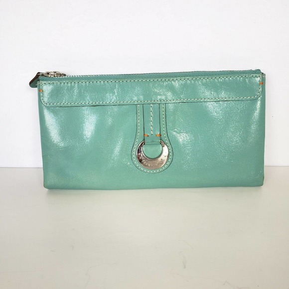 Frame work | Bags | Fram Work Checkbook Cover Card Holder Wallet Teal ...